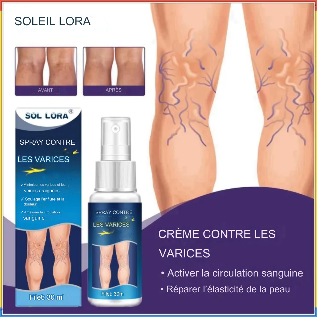 Spray pour éliminer les varices et les vascularites – CISHOP