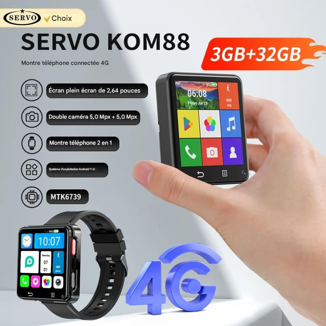 S998 Montre Connectée – Le Mini-Smartphone au Poignet ! – CISHOP