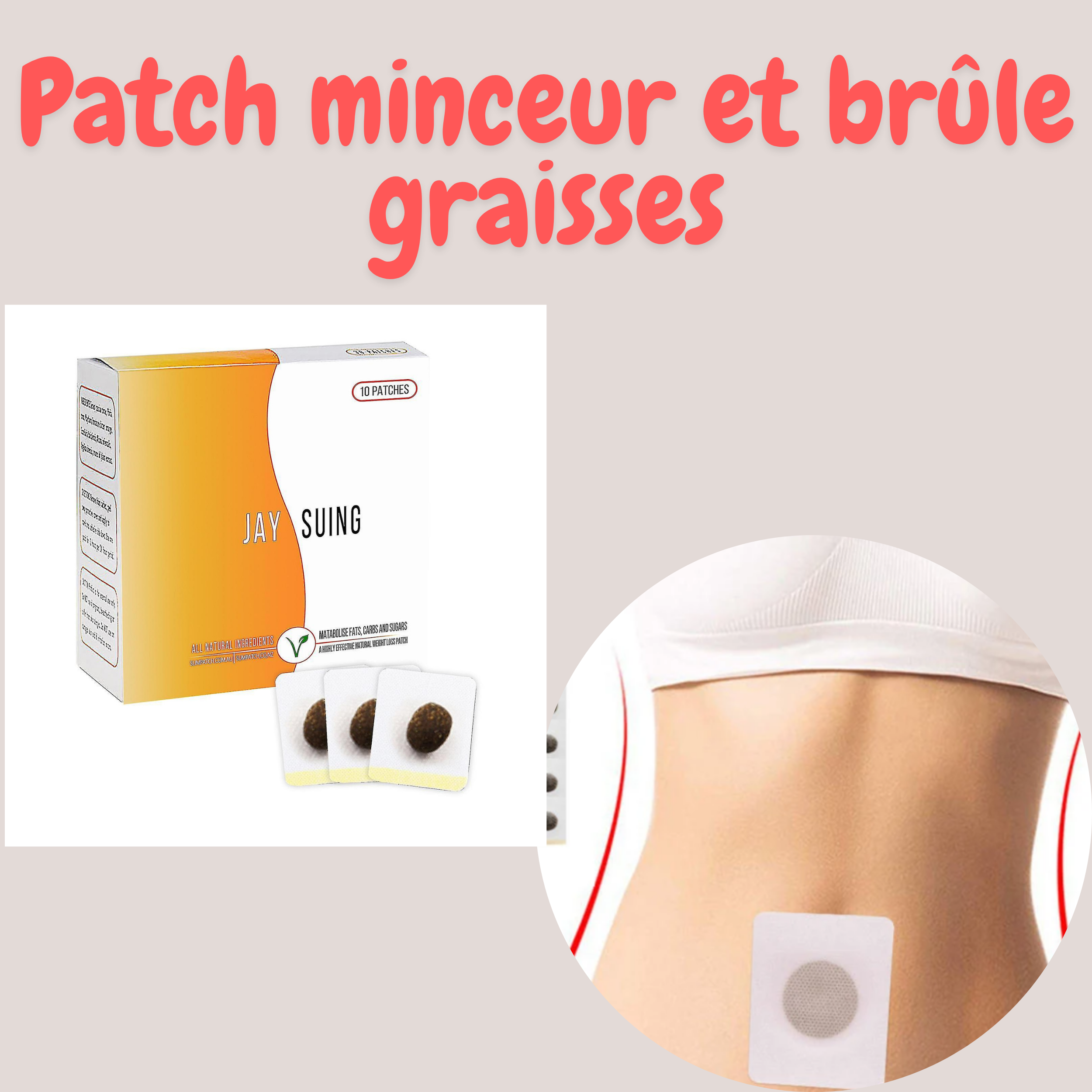 Patch amincissant et brûle les graisses du corps – CISHOP